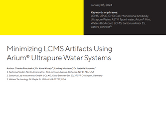 The Analytical Scientist | Lab Water Purification with Arium® Mini and ...